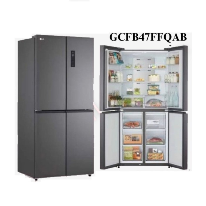 Jual LG GCFB47FFQAB Lemari Es Kulkas Multi Door 4 Pintu Matte Black ...