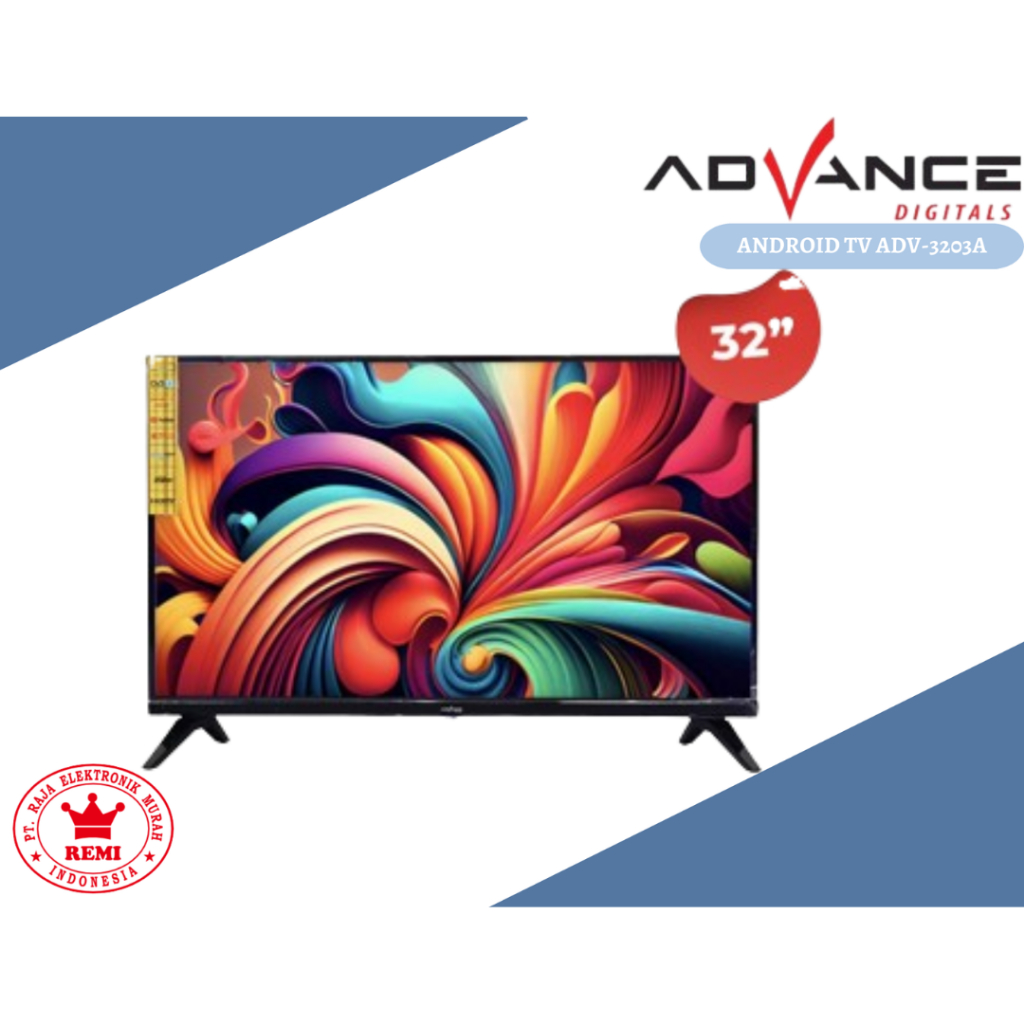 Jual Advance Android TV LED 32 Inch ADV-3203A Smart TV Frameless ...