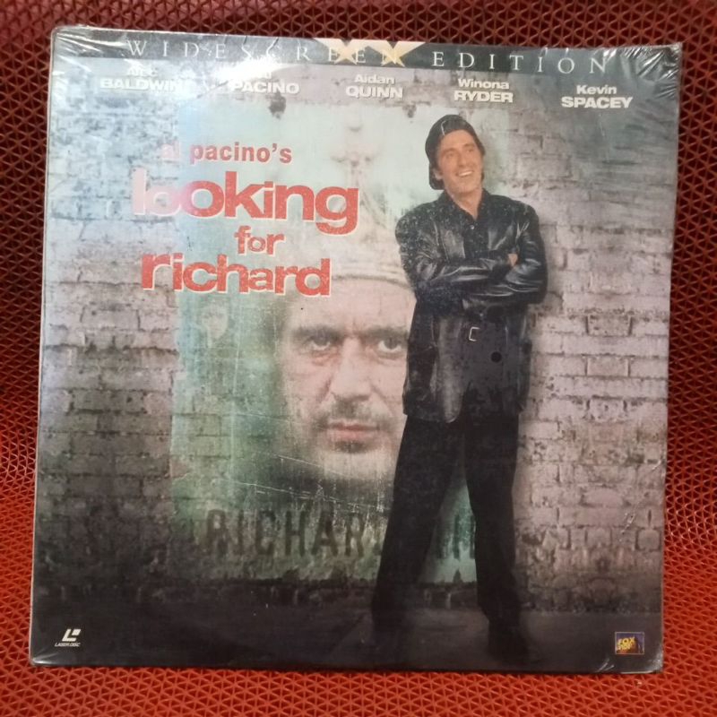 Jual LASER DISC Al Pacino's Looking For Richard 100% ORIGINAL BARU DAN MASIH SEGEL ISI 1 DISC ...