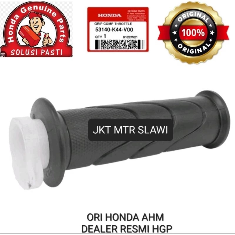 Jual 53140-K44-V00 hand grip hand fat karet stang plus selongsong gas ...