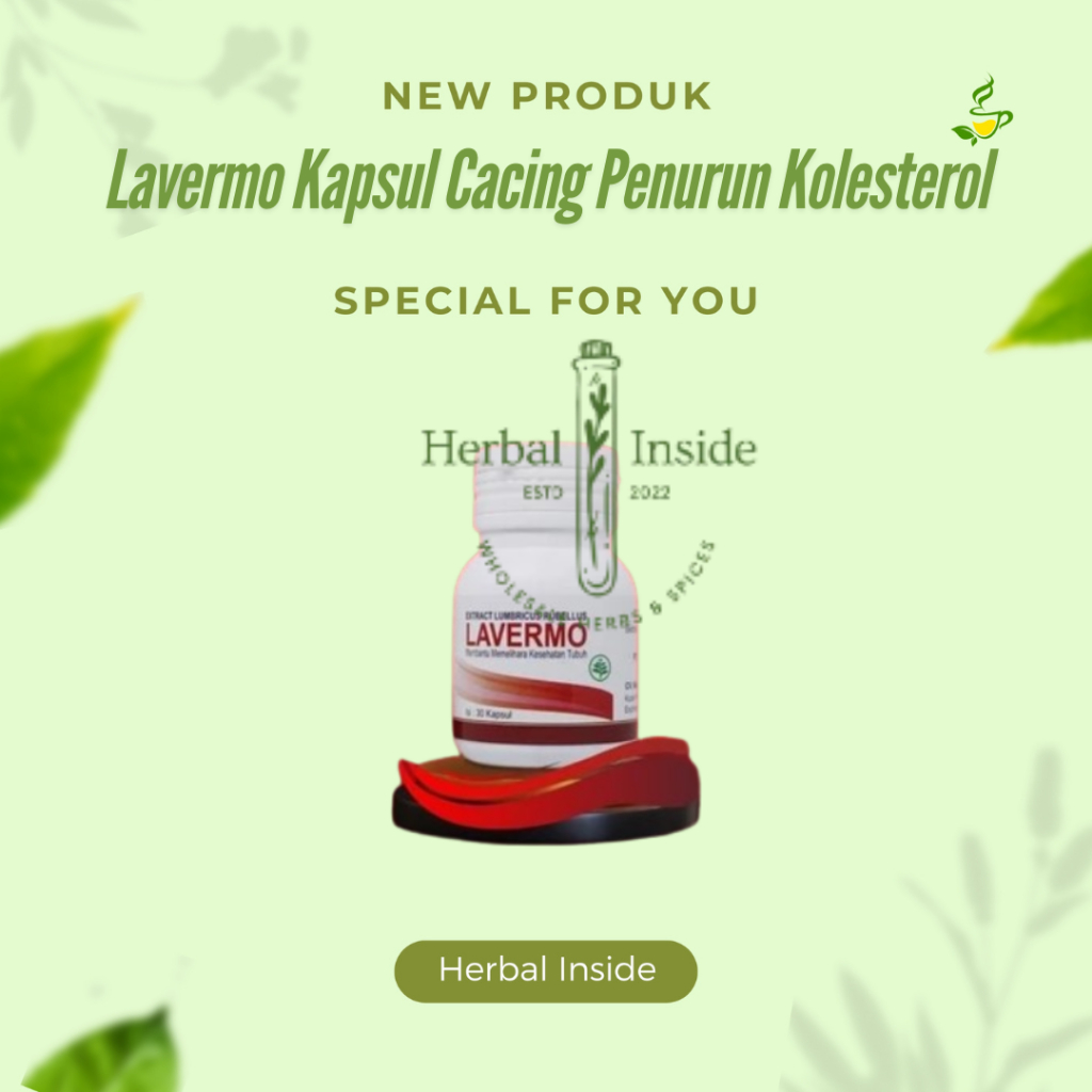Jual MAKKATA Obat Kolesterol Lavermo Kapsul Cacing Penurun Kolesterol ...