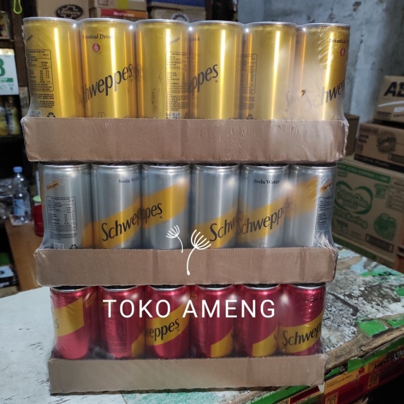 Jual Schweppes Kaleng 250 ml - 1 Dus (24pcs) | Shopee Indonesia
