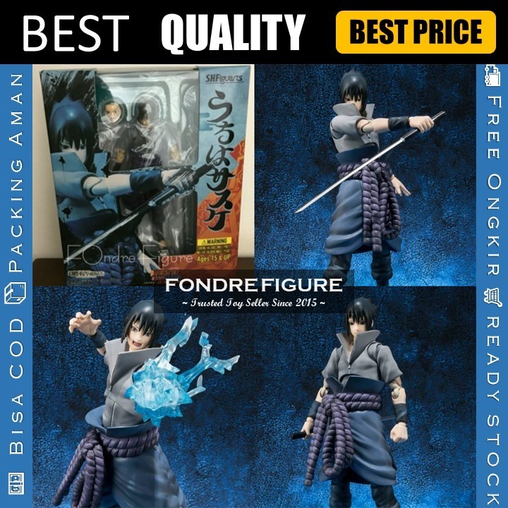 Jual SHF SASUKE UCHIHA NARUTO SHIPPUDEN BANDAI FIGURE KWS | Shopee ...