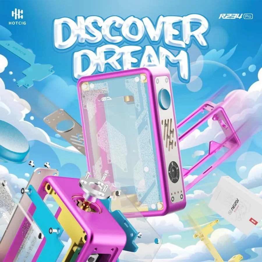 Jual HOTCIG R234 Pro Box Mod Only Authentic by Hotcig x Vape Boss ...