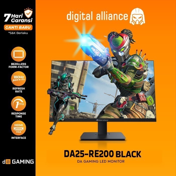 Jual Digital Alliance DA25 RE200 24.5inch 200Hz Full HD Adaptive Sync ...