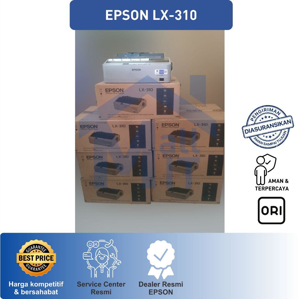 Jual MALLIT EPSON Printer Epson LX310 Epson LX-310 LX 310 Printer Dot ...