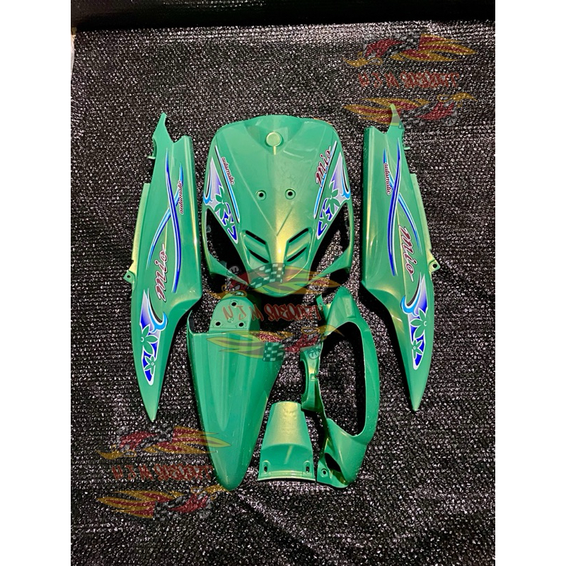 Jual COVER FULL BODY HALUS YAMAHA MIO SPORTY WARNA ALIENS GREEN PLUS ...
