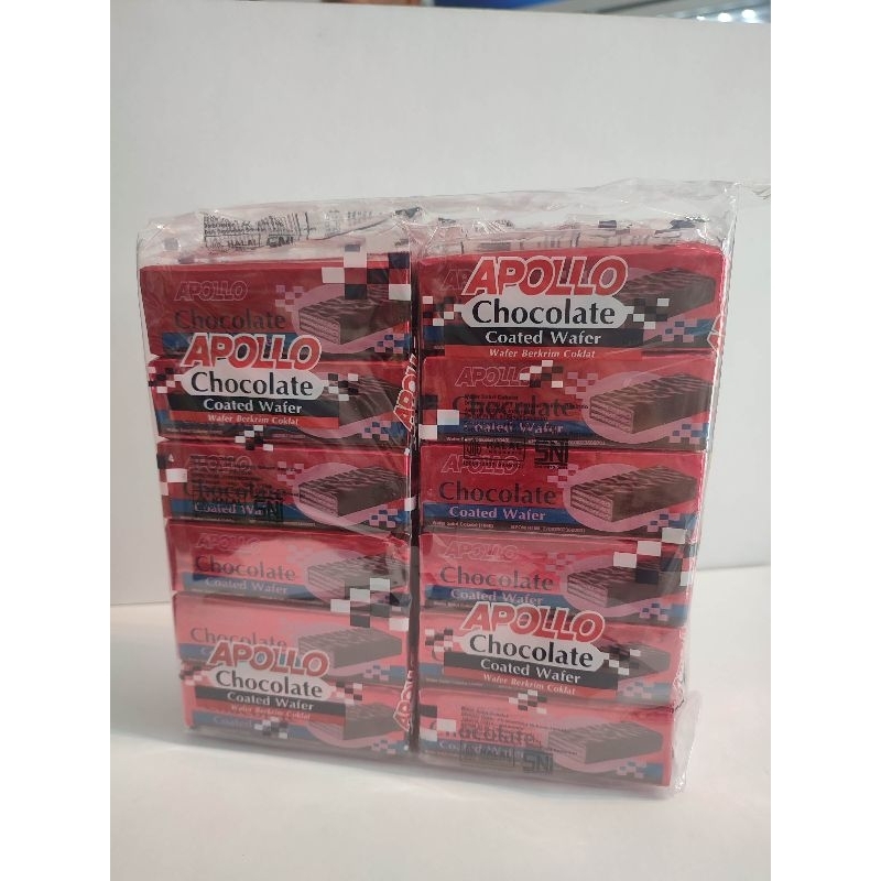 Jual Apollo Chocolate Coated Wafer | Shopee Indonesia