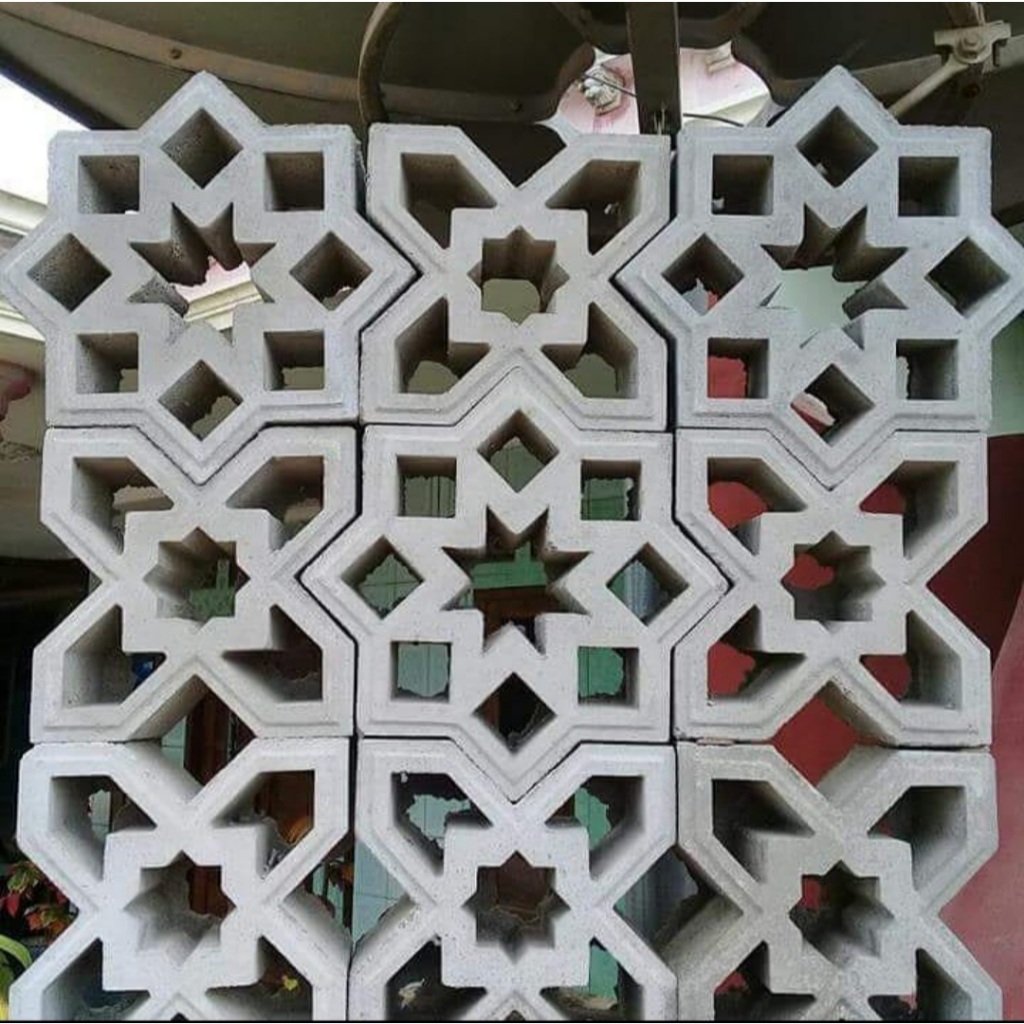 Jual Roster Beton Motif Krawangan Masjid Musholla Maroko Minimalis ART ...