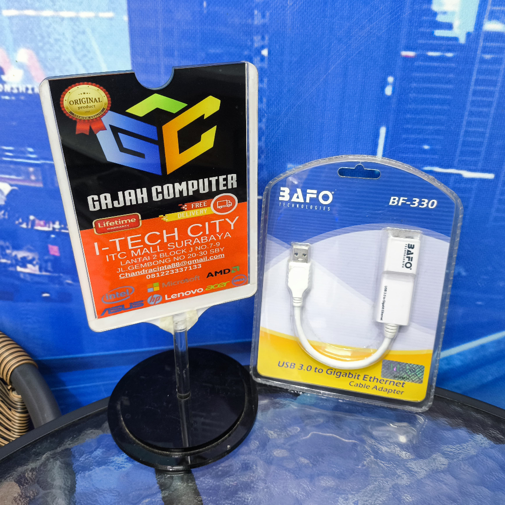 Jual BAFO BF330 USB 3.0 to LAN BF-330 USB3.0 to ethernet cable adapter | Shopee Indonesia