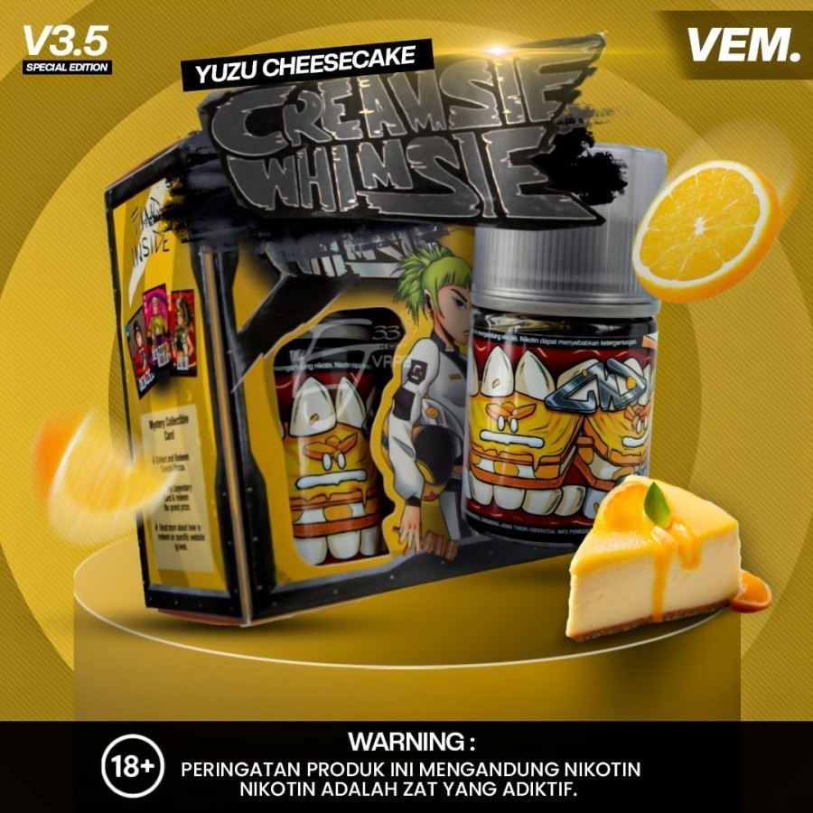Jual CREAMSIE WHIMSIE V3.5 EXODUS CHUZU BY VEM JUICE 3MG 6MG 60ML ...
