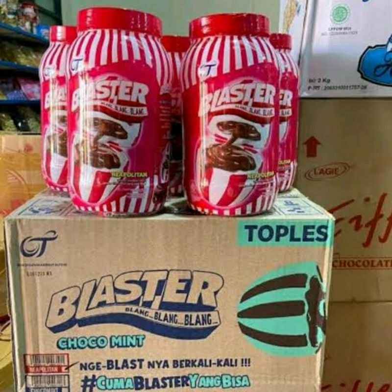 Jual Blaster Neapolitan permen belang toples | Shopee Indonesia