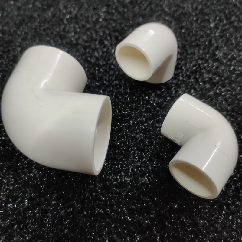 Jual lesso elbow knee keni pipa pipe U-Pvc by3 pawns -putih | Shopee Indonesia
