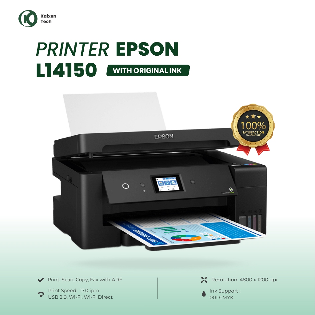 Jual Printer EPSON ECOTANK L14150 WIFI (A3 ONLY PRINT SIMPLEX) Print ...