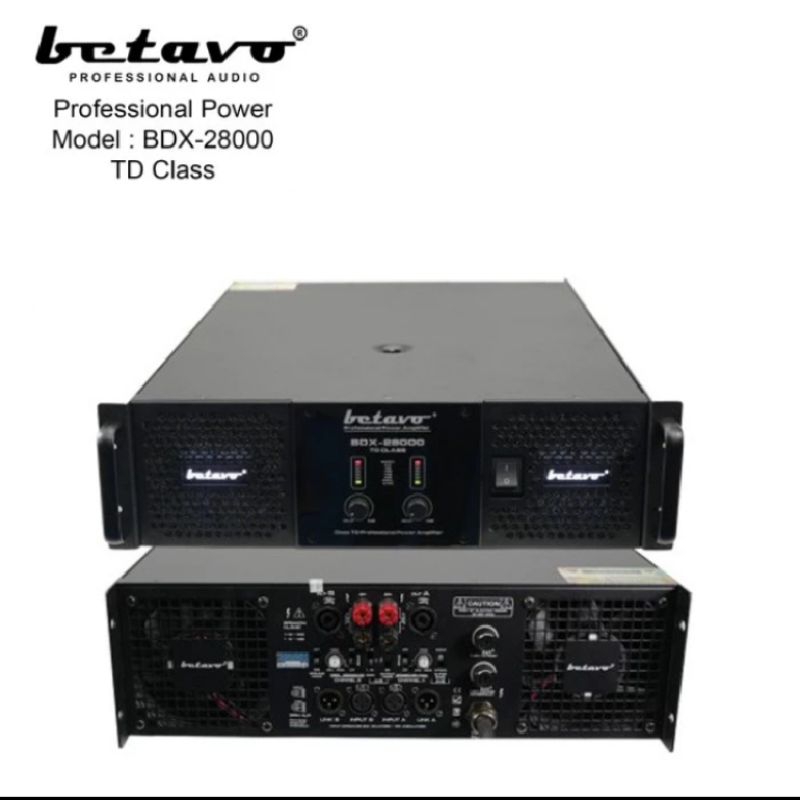 Jual Power amplifier Betavo BDX-28000 2channel professional audio ...