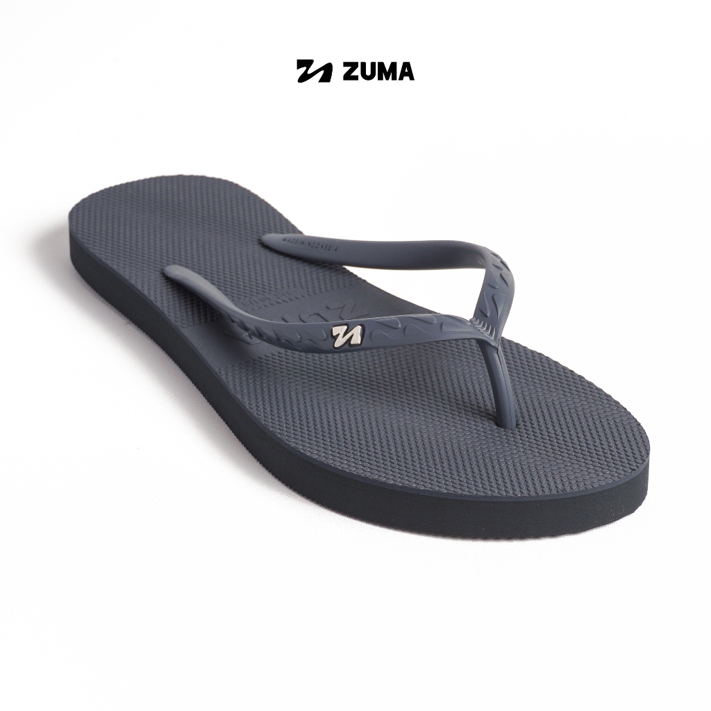 Jual Zuma Women Classic 25 Dark Grey, Sandal Jepit Wanita Karet Polos ...