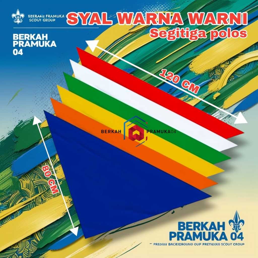 Jual Slayer scraft syal leher segitiga polos warna warni bahan kain ...