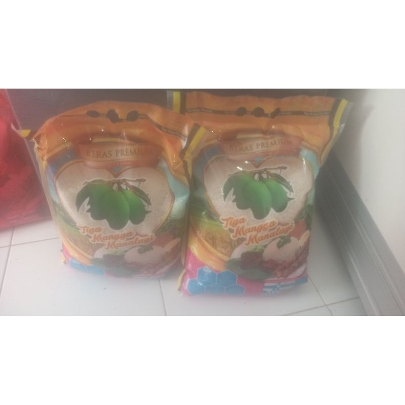 Jual beras tiga mangga 10kg | Shopee Indonesia