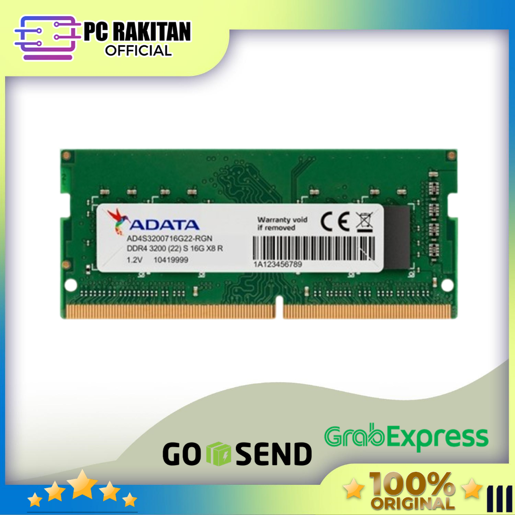 Jual ADATA RAM SODIMM DDR4 08GB 3200MHZ | Shopee Indonesia