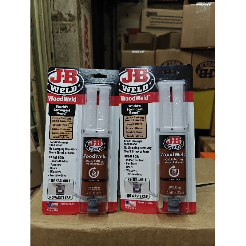 Jual JB Weld Wood Weld Quick Setting Wood Adhesive 25 ml | Shopee Indonesia
