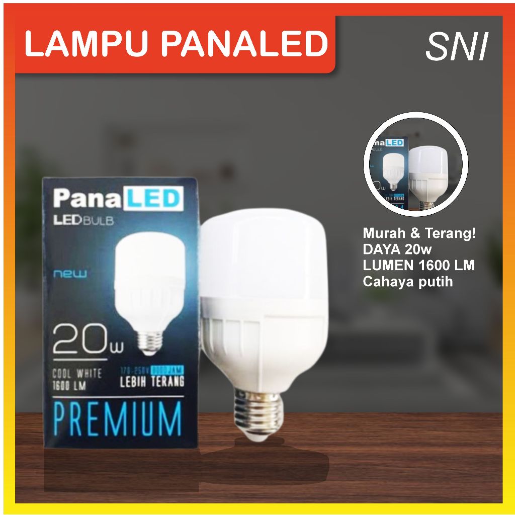 Jual Lampu Bohlam Lampu PANALED 5 watt - 30 watt | Shopee Indonesia