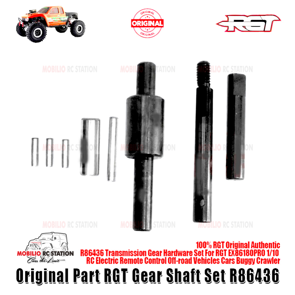 Jual Spare Part Original Metal Gear Shaft Set RC RGT EX86180 Pro # ...