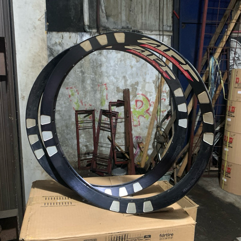 Jual VELG ZIPP HITAM RING 17 UKURAN 140 DAN 140 SEPASANG | Shopee Indonesia