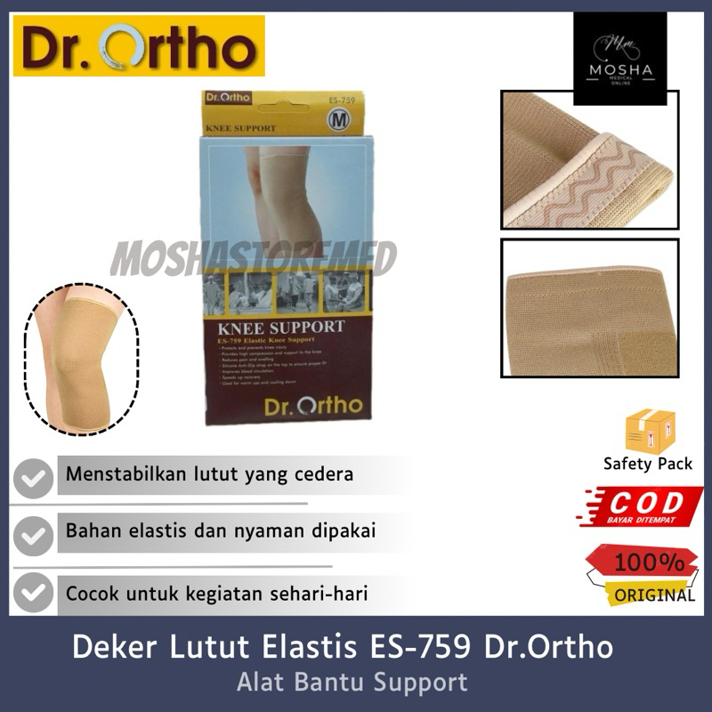 Jual Dr Ortho-Deker Lutut Knee Support ES759 | Shopee Indonesia