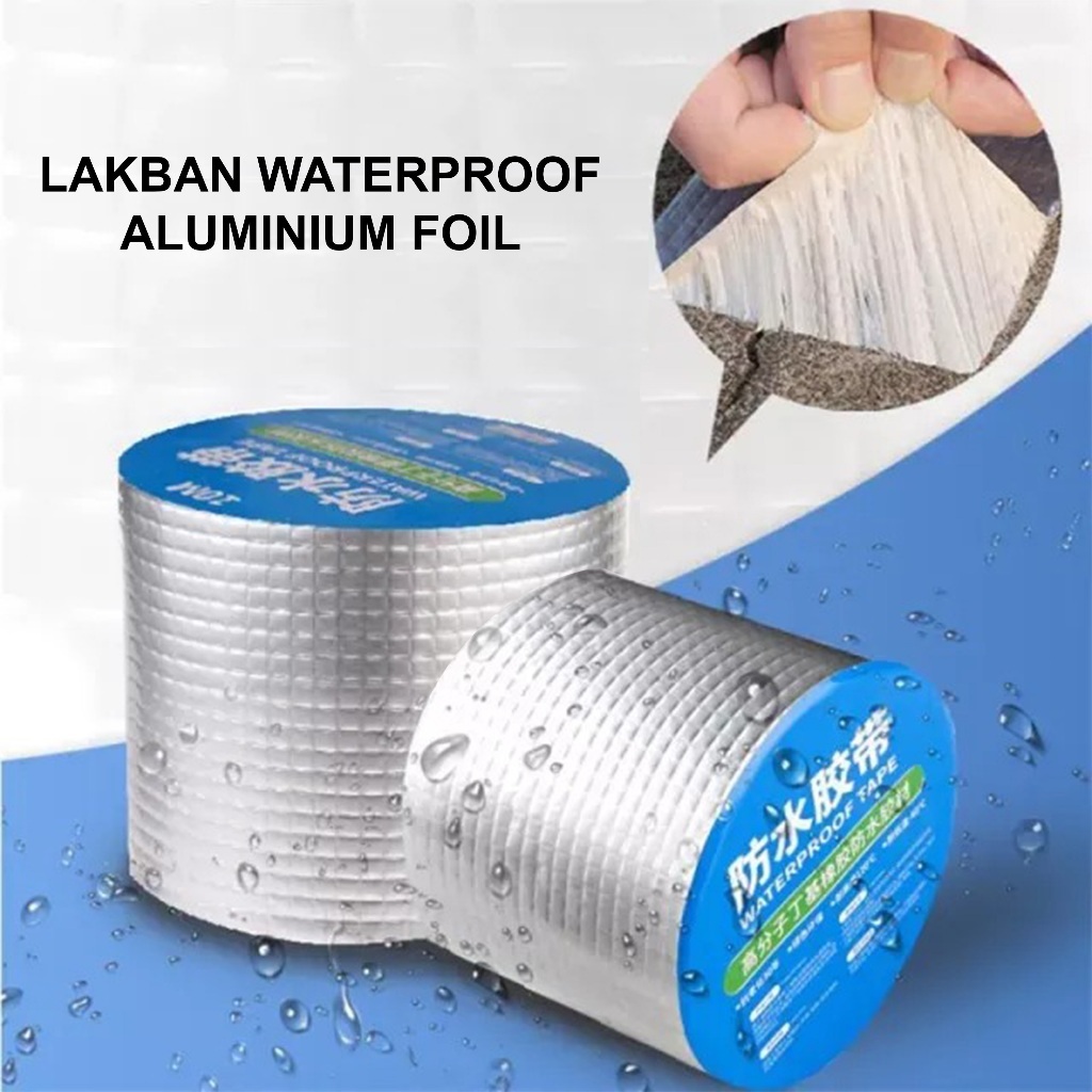 Jual 30 METER 20M 15 METER Lakban Waterproof 10 METER X 5 CM Penambal Lakban Anti Bocor Lem Anti ...