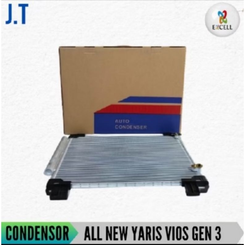 Jual CONDENSOR CONDENSER KONDENSOR RADIATOR AC MOBIL ALL NEW YARIS 2014 ...