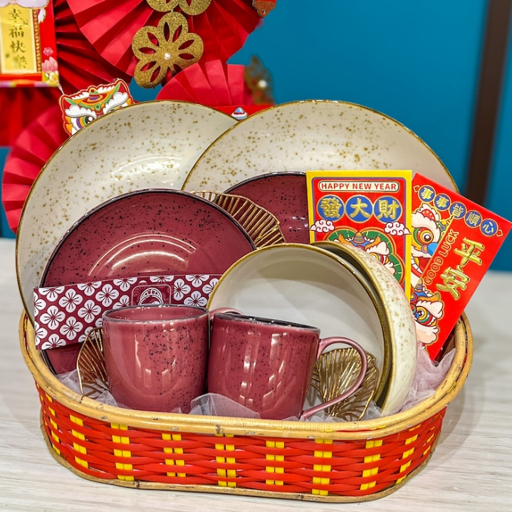 Jual CNY Hampers Parcel Piring Keramik Imlek Sincia - 8 PIECE GRANDE ...
