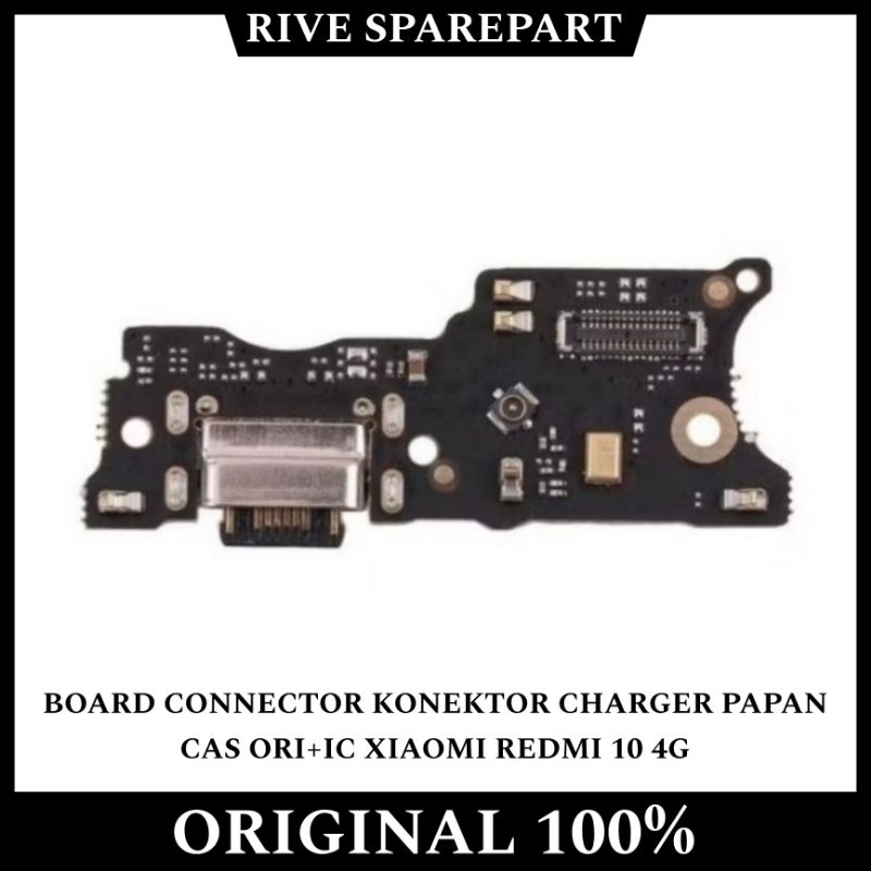 Jual FLEXIBLE BOARD CONNECTOR KONEKTOR CHARGER PAPAN CAS ORI+IC XIAOMI REDMI 10 4G | Shopee ...