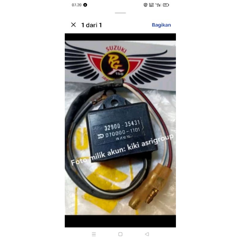 Jual cdi motor suzuki rgr rc bravo tornado sprinter crystal original ...