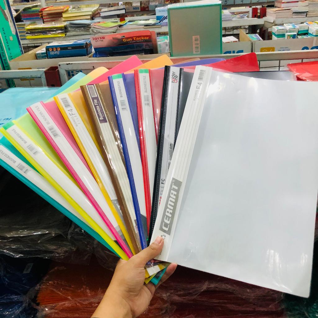 Jual Map Plastik Business File Folio F4 Polos (PERPCS) | Shopee Indonesia