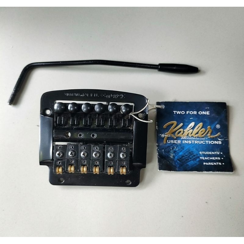Jual Kahler 4300 Xtrem Fixed Guitar Tremolo Bridge With Roller Saddle ...