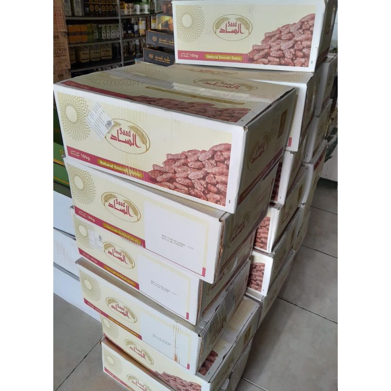 Jual Kurma Khalas Saad 10 kg Panen Terbaru exp 2026 | Shopee Indonesia