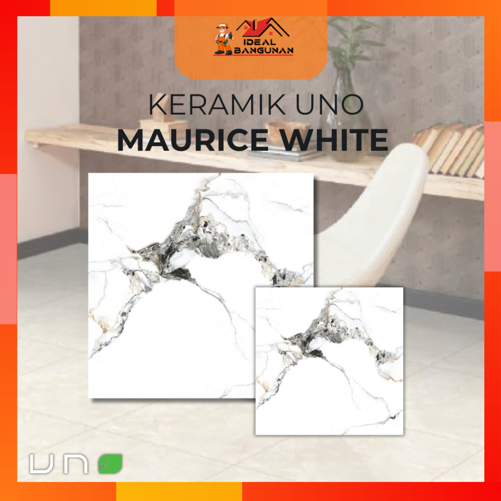 Jual [READY] KER. UNO 50X50 MAURICE WHITE | KERAMIK LANTAI | KERAMIK ...