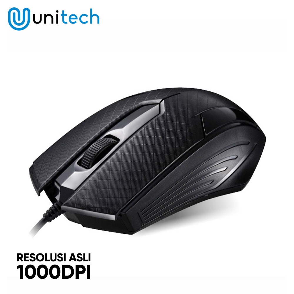 Jual Optical Mouse G4 Unitech Wired Kabel USB 1000 DPI - Mouse Office ...