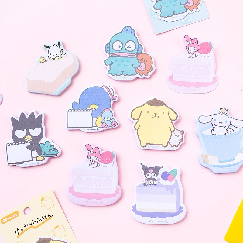 Jual Sticky Notes sanrio isi 30pcs | Shopee Indonesia