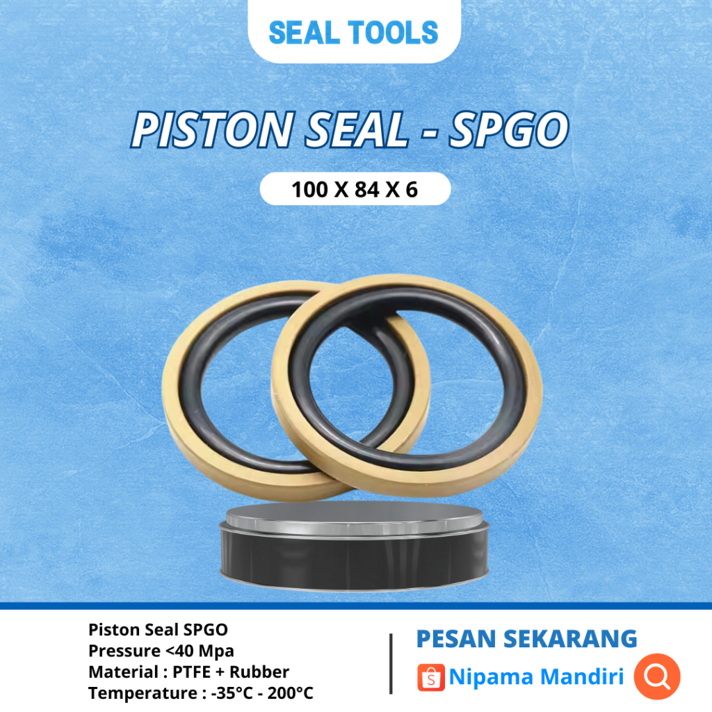 Jual PISTON SEAL SPGO 100 X 84 X 6 | Shopee Indonesia