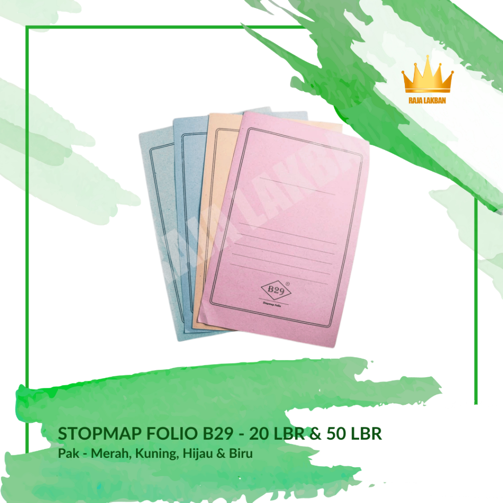 Jual Stofmap Stopmap Folio B29 - Warna Warni/50 Lembar - Pak | Shopee ...