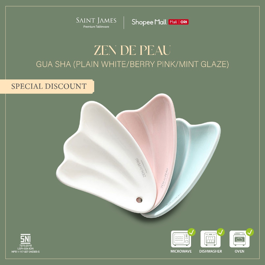 Jual Saint James Gua Sha Zen De Peau Pleats - Alat Massage - Alat Pijat ...