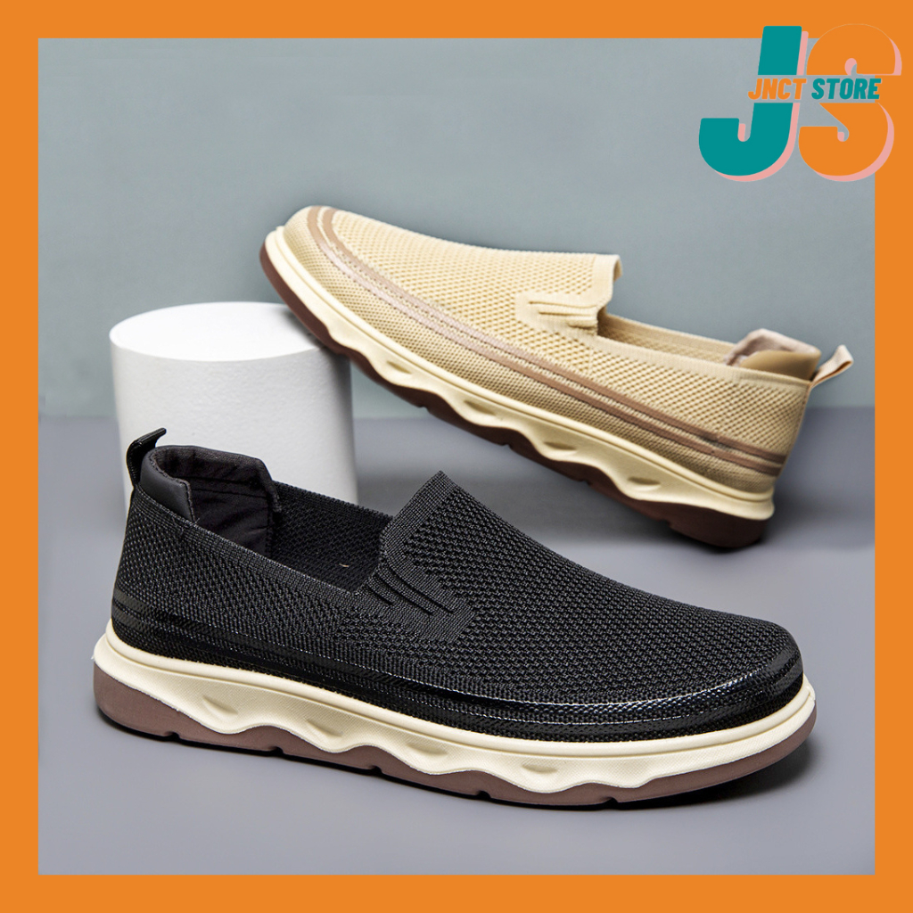 Jual Sepatu Slip on Sneakers Sepatu Pria Sepatu Wanita Simple Anti Slip ...