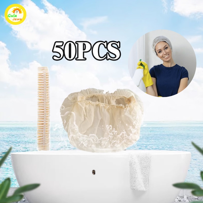Jual Topi Keramas Ramah Lingkungan Serat Jagung Topi Shower Caps Bath ...