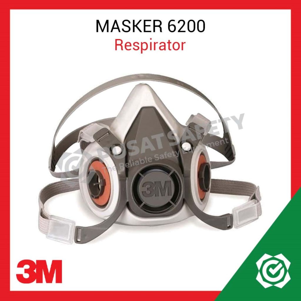 Jual 3M 6200 Masker Double Respirator | Shopee Indonesia