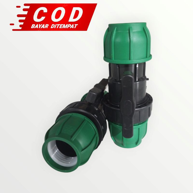 Jual Stop kran pipa HDPE atau ball Valve ukuran 63 mm atau 2 inch ...