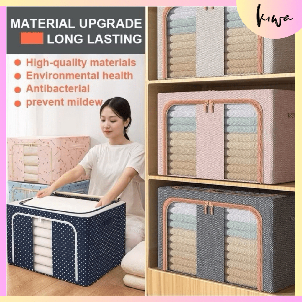 Jual Lipat Storage Box 24L/66L/100L Organizer Box Kotak Penyimpanan ...
