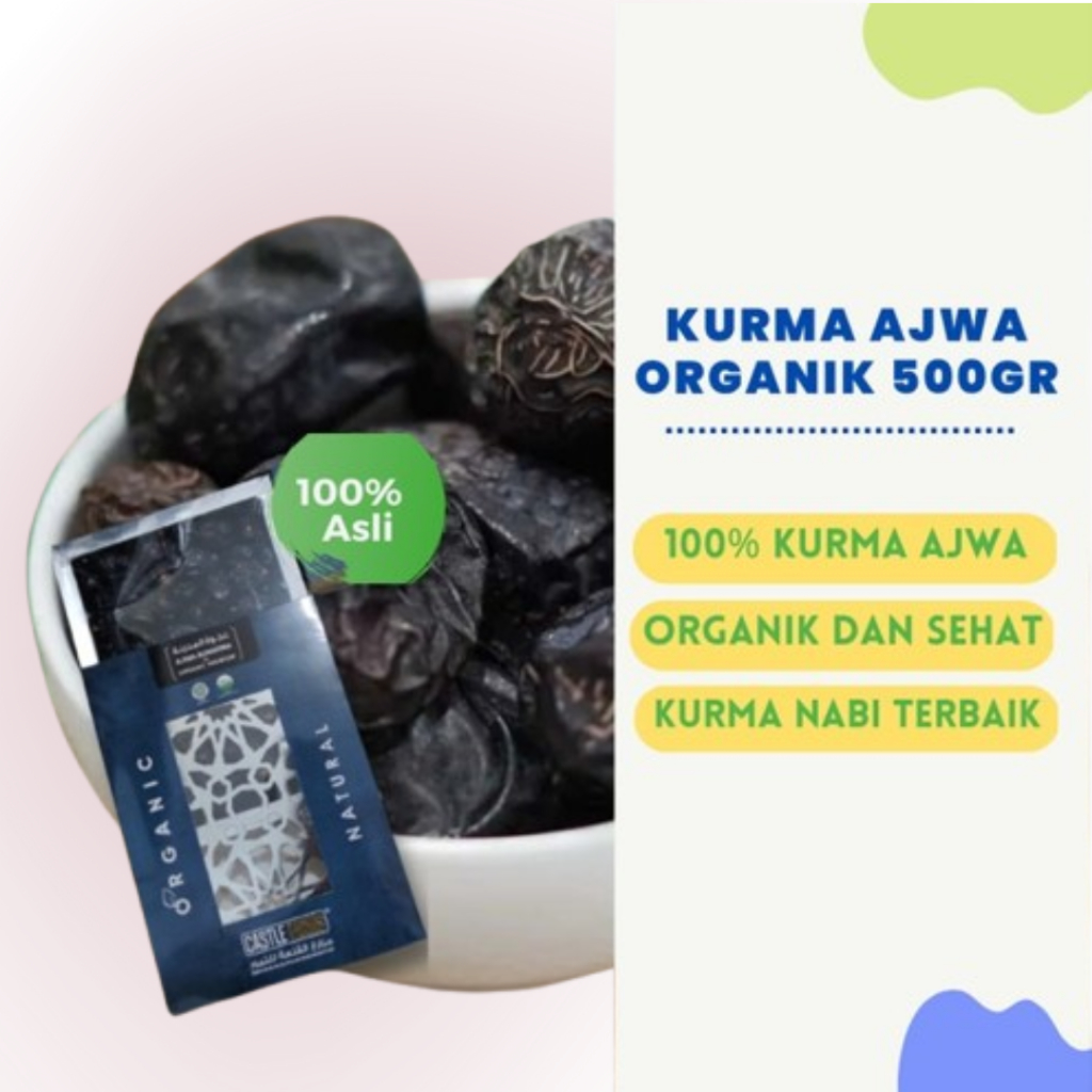 Jual Babaali - Kurma Ajwa 500 Gr, 1000gr Castle Farms Premium / Kurma ...