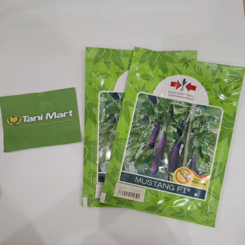 Jual BENIH TERONG UNGU MUSTANG F1 CAP PANAH MERAH | Shopee Indonesia