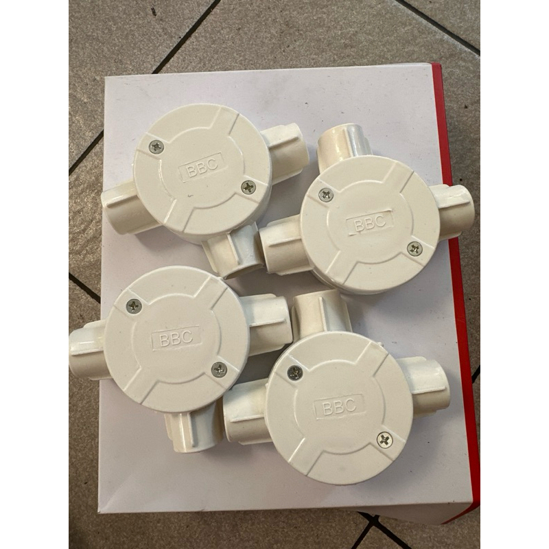 Jual Tee Dus Cabang 3 putih HIRO / T DUS MURAH / Sambungan pipa kabel ...